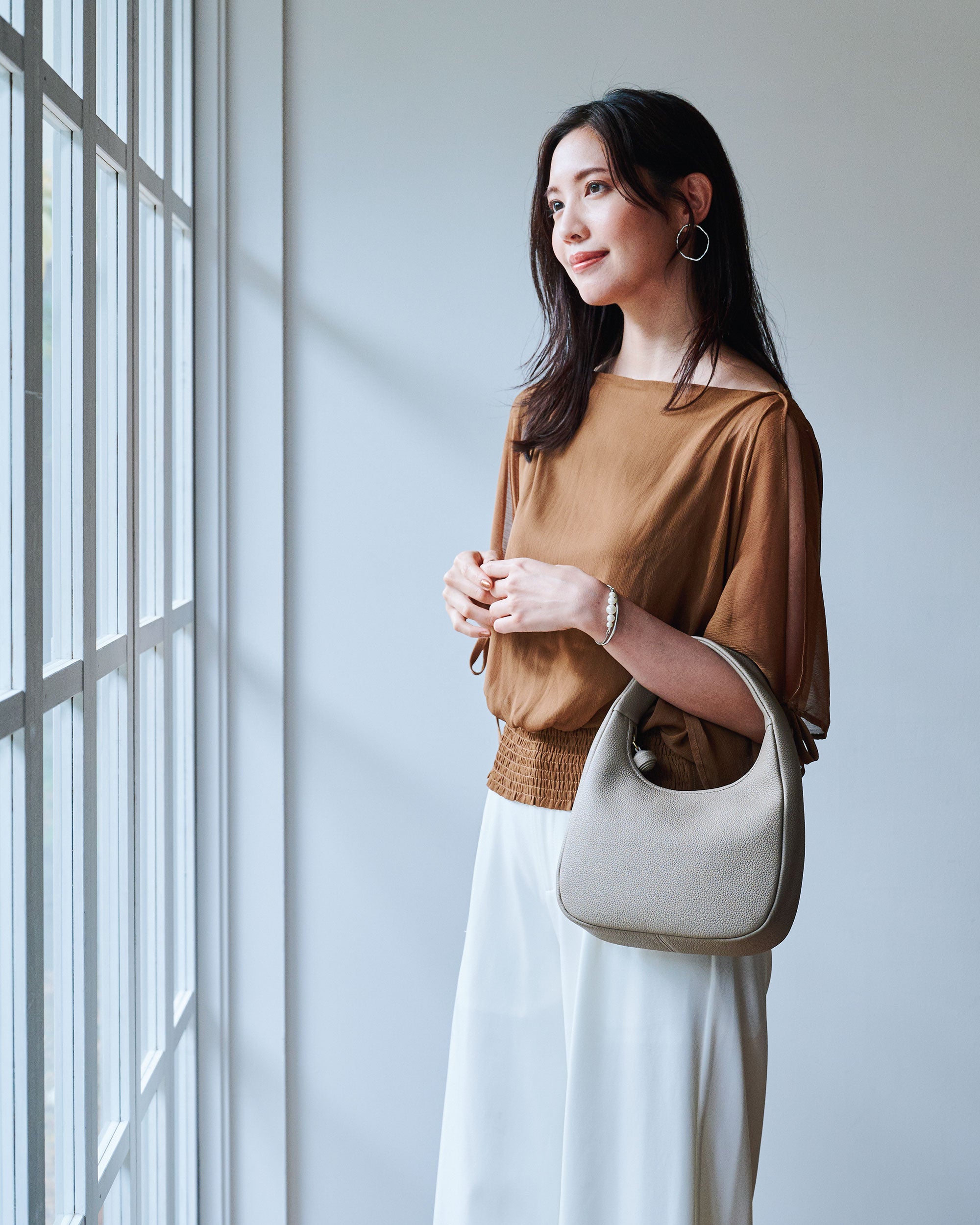 MIMI [WHITE] ｜日本製の本革バッグ・財布｜NAGATANI（ナガタニ）公式オンラインショップ